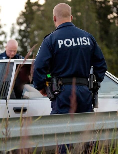 Finland Poliisi Policemen Aesthetic Police Officer And Car Police