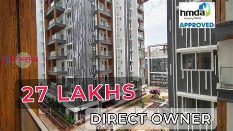27 Lakhs Direct Owner Gated Community Flat For Sale Hyderabad Elip