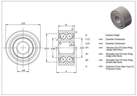 3216 B 2z Tvh Double Row Angular Contact Ball Bearings General
