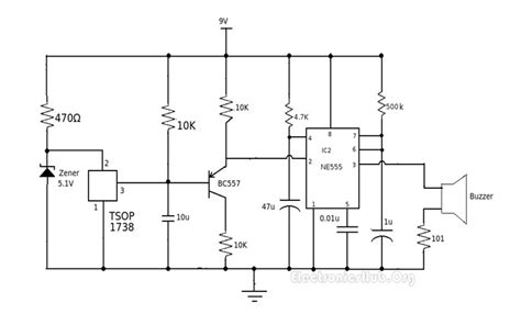Fritzing Project Remote Control Alarm