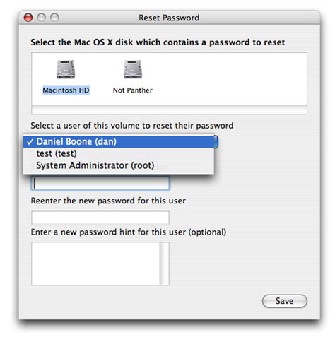 Reset Root Or Admin Password On Mac OS X Hawkdive Com