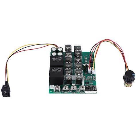 Dc 10 55v 12v 24v 36v 48v 55v 100a Motor Speed Controller Pwm Hho Rc Reverse Control Switch With
