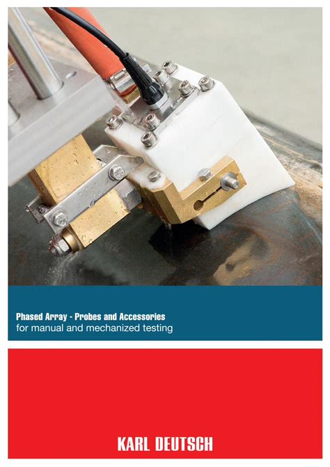 PDF Phased Array Probes And Accessories For Manual Array Probes And Accessories For