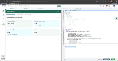 Gfg160daysofcode Geeksforgeeks Codingchallenge Binarytree Amit