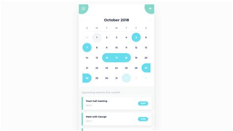 Best CSS Calendar Demo Code