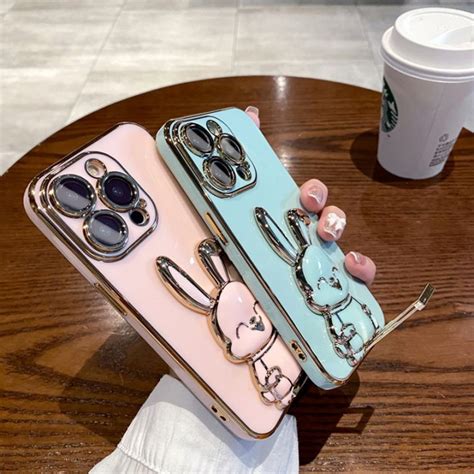 For Infinix Note Pro Note Pro G Note Pro G Electroplate Phone Case With Rabbit
