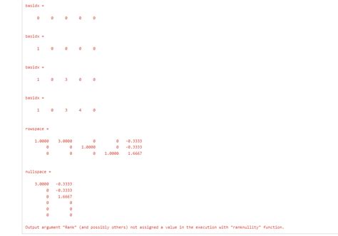 Solved Rank And Nullity This Activity Shall Determine The Chegg