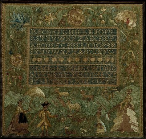 Rebekah White | Embroidered Sampler | American | The Metropolitan ...