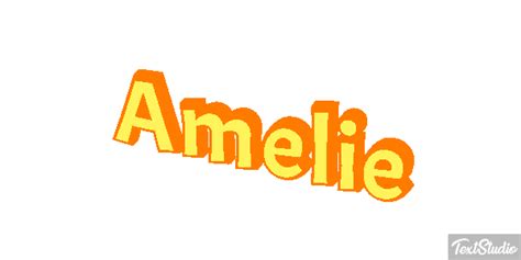 Amelie Name Animated  Logo Designs
