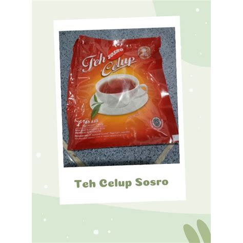 Jual Teh Celup SOSRO TONG TJI POCI Sachet Shopee Indonesia