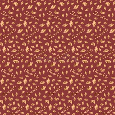 Chocolate Bars Seamless Pattern Stock Vector Illustration Of Calorie