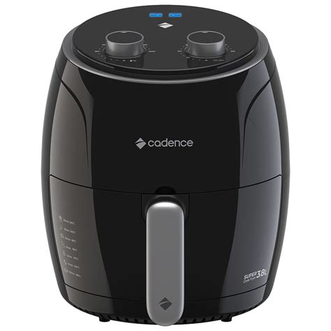 Fritadeira Sem Óleo Cadence Super Cook Fryer 38l 1300w Preta