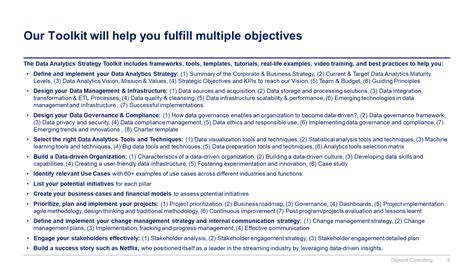 Data Analytics Strategy Toolkit By Ex Mckinsey Consultants
