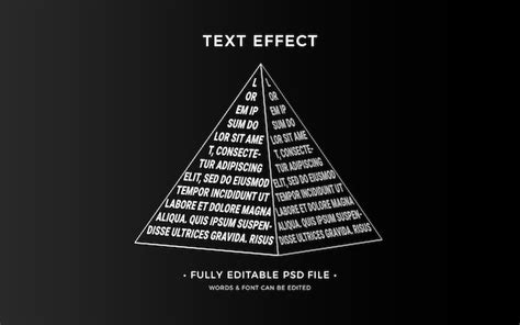 Premium Psd Shapes Text Effect