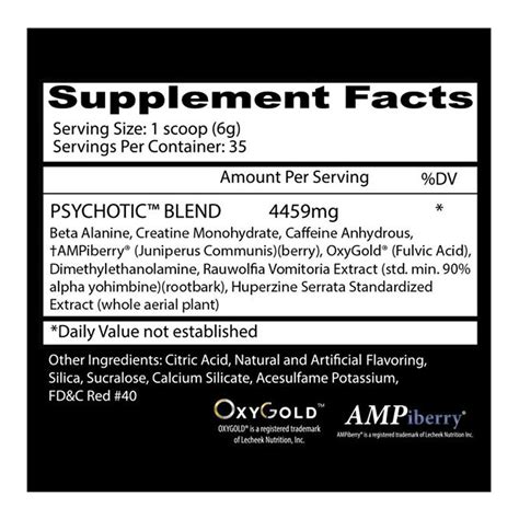 Psychotic Red Insane Labz 35 Doses