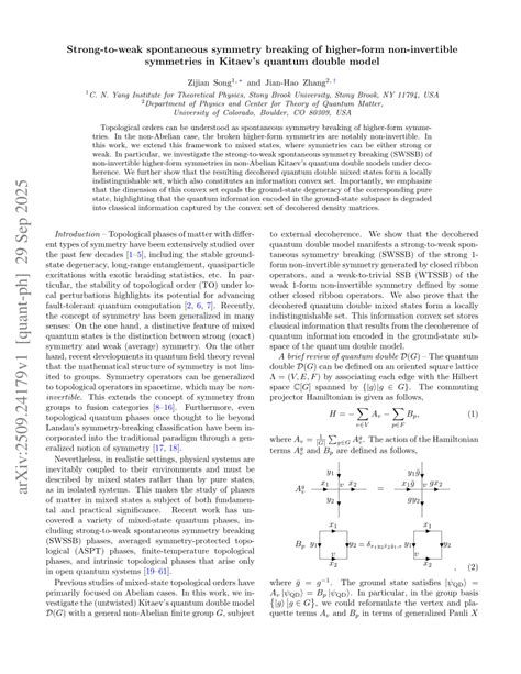 Pdf Strong To Weak Spontaneous Symmetry Breaking Of Higher Form Non