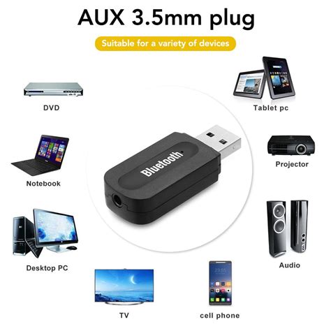 Adaptador Receptor De Audio Usb Bluetooth Audio Promart