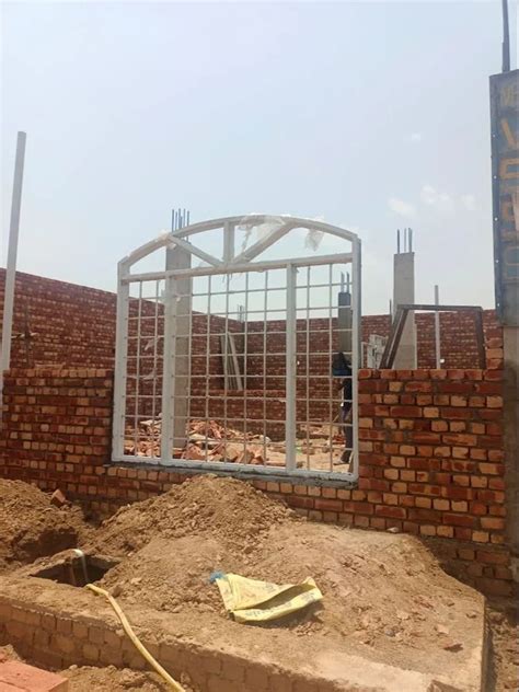 Mild Steel Rectangular White Ppgi Window Frame Grade Of Material 4150