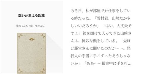 薄桜鬼 雪村千鶴 想い芽生える距離 梅吉でんろ（旧：うめよし）の小説 Pixiv