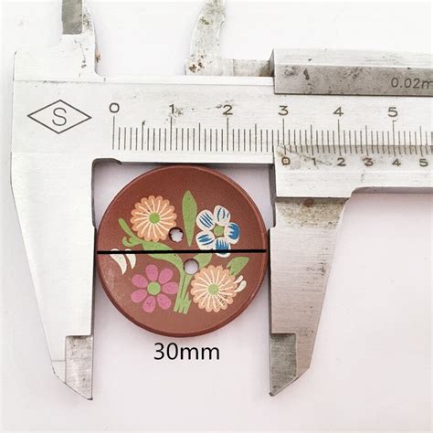Nasture Llwl Model Floral Lemn 3 Cm Maro Emagro