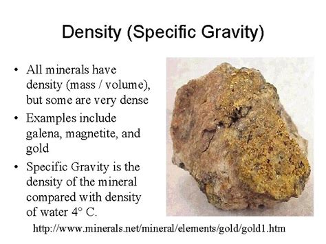 Mineral Identification Identifying Minerals On The Basis Of