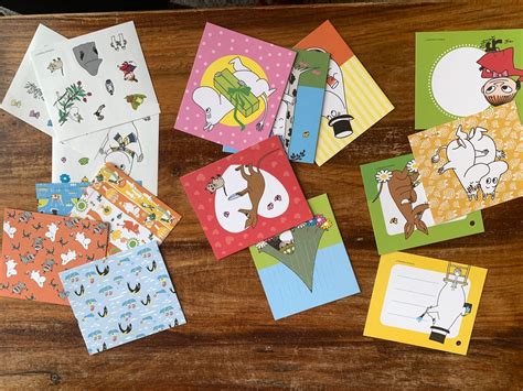 Moomin Make Your Own Postcards Crafting Invitations Etsy