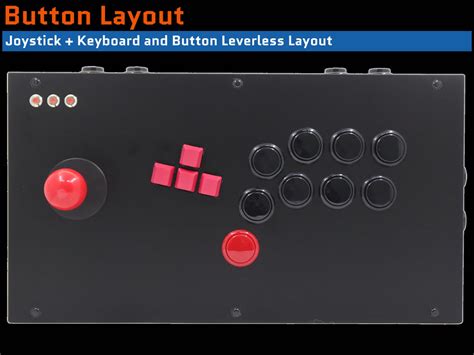 Fightbox M7 Joystick And Keyboard Button Leverless Arcade Game Control
