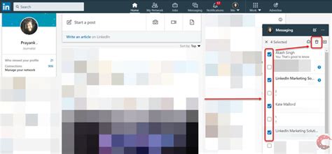 How To Delete Linkedin Messages