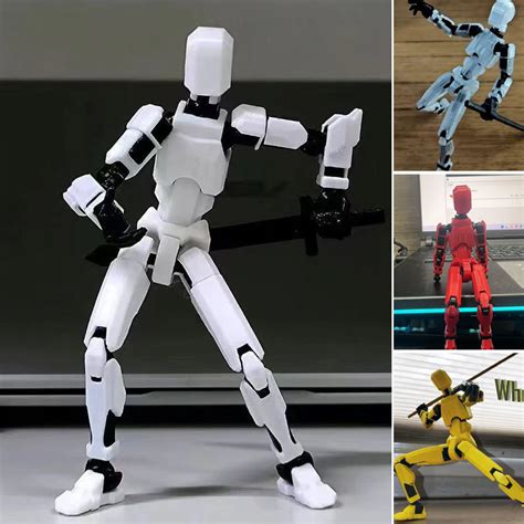 Robot Mobile à Articulations Multiples Imprimé En 3d Luneroses