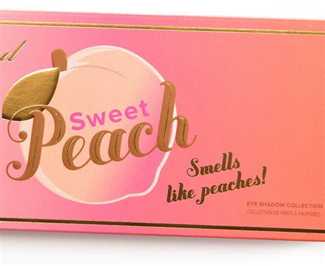 Sneak Peek Too Faced Sweet Peach Collection Photos And Swatches