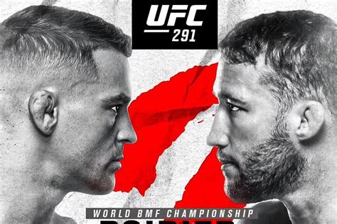 UFC UFC 291 Dustin Poirier Vs Justin Gaethje Gaethje With The Round