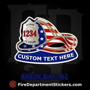 Custom Firefighter Helmet Decal Firefighter Sticker Car Decal Fireman