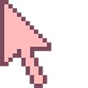 Baby Pink Pixel Cursor Custom Cursor Browser Extension