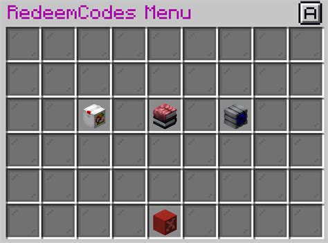 Redeem Codes ⭐gui Minecraft Plugin