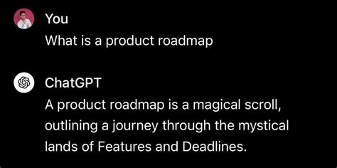 Dear Ai What Is A Product Roadmap Rproductmanagement