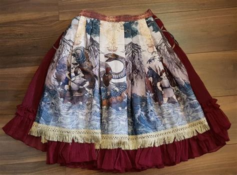 Funccino Ragnarok Skirt Skirts Red Short Skirt Short Skirts