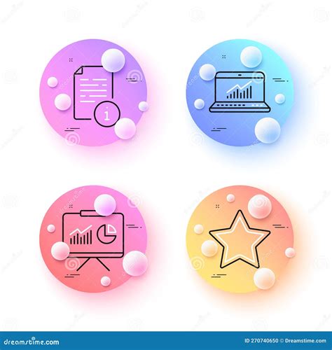 Presentation Online Statistics And Manual Minimal Line Icons For Web Application Printing