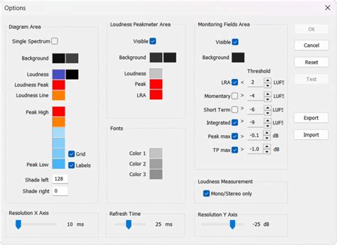 File Foo Loudness Peakmeter Options Png Hydrogenaudio Knowledgebase