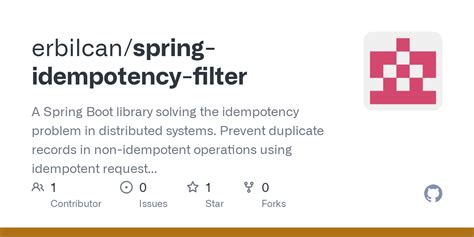 Github Erbilcanspring Idempotency Filter A Spring Boot Library