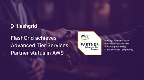 FlashGrid Inc FlashGrid Attains AWS Advanced Tier Services Partner