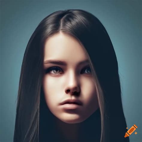 Beautiful Young Woman In A Black Sweater On Craiyon