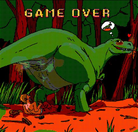 Rule 34 Anus Dinosaur Duo Female Female Feral Feral Fluids Genitals