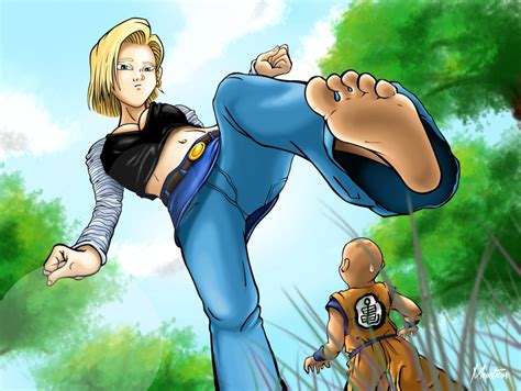 Android 18 Feet