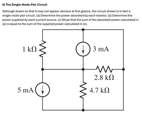 solved voltage and current sourcesthe single node pair