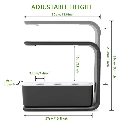 Sciengarden 3 Pods Hydroponics Growing System Smart Herb Garden Indoor