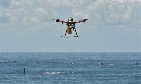 Drones Used To Watch For Sharks Along Beaches In Australia