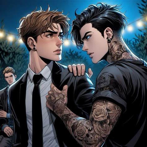 Nikolai And Brandon God Of Fury By Rina Kent Character Portraits