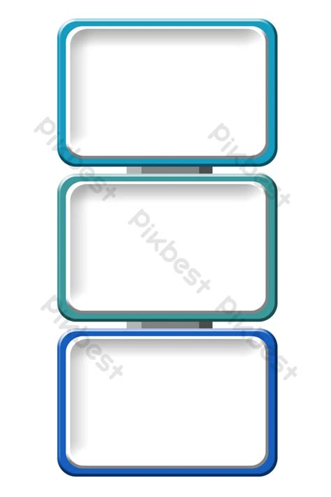 흰색 사각형 Ppt 장식 그림 일러스트 Png Psd 무료 다운로드 Pikbest