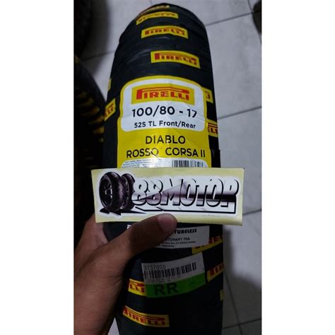 Jual Pirelli Diablo Rosso Corsa Ii 10080 17 Tubeless Offline Lebih
