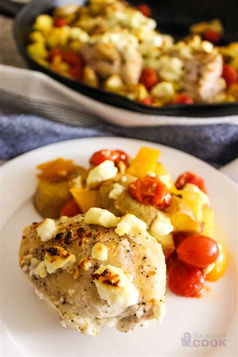 Feta Chicken Bake The Default Cook